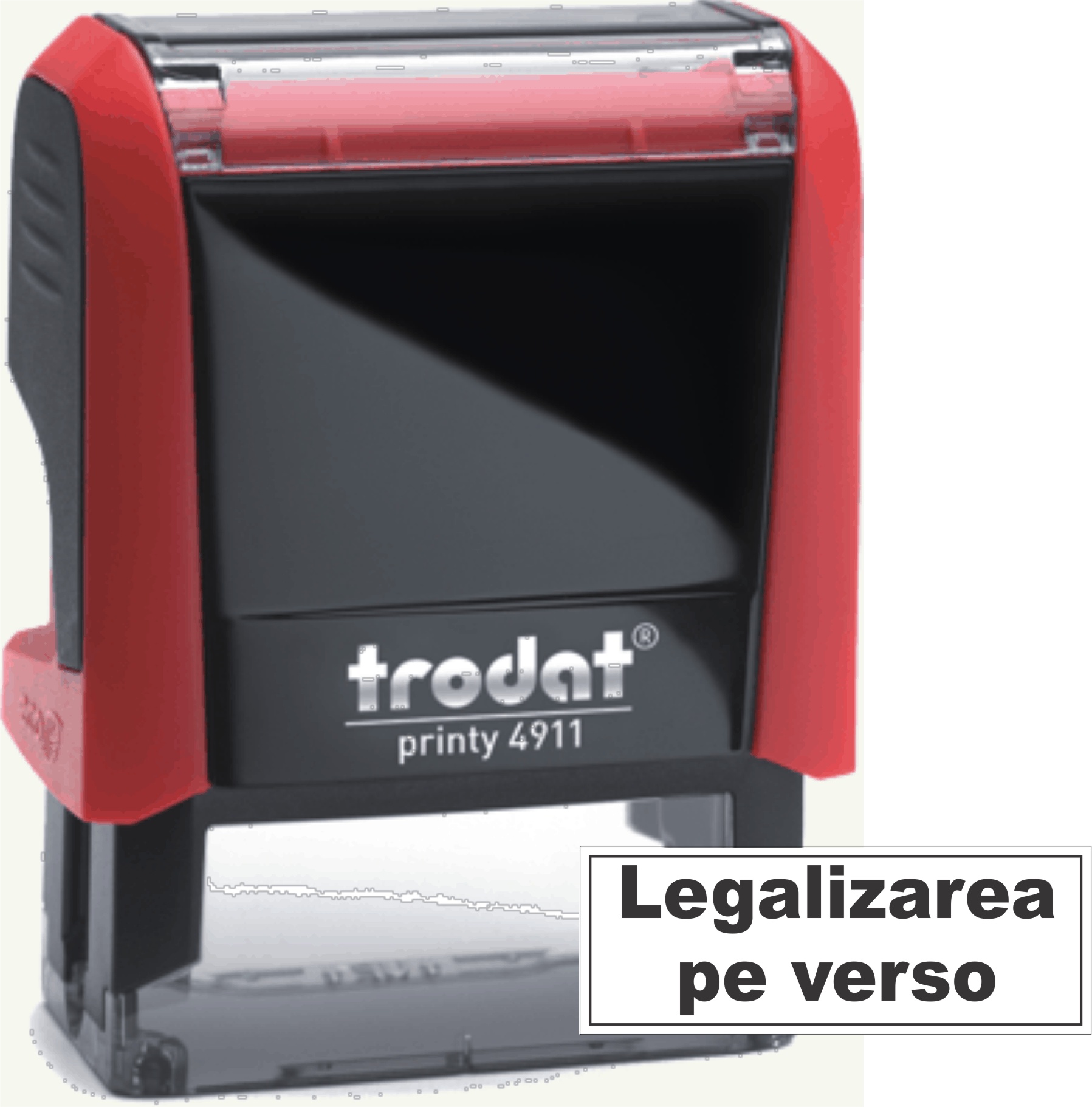 Stampila notariala Legalizarea pe verso 38 x 14 mm. - Notariale ...